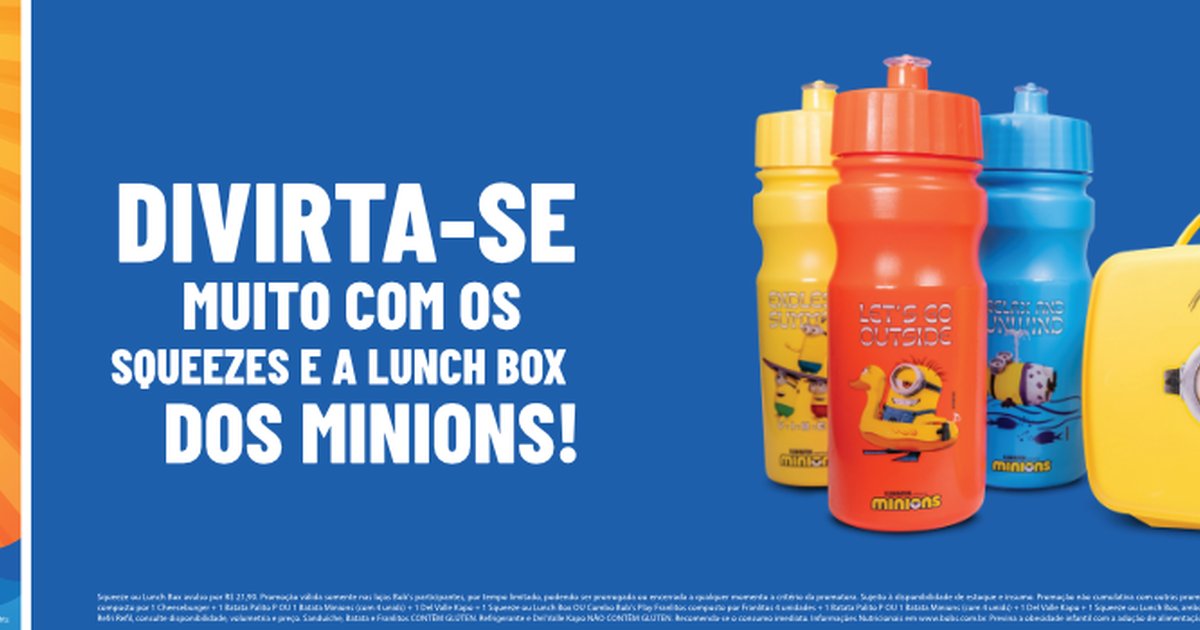 Bob's Brasil - Minions no Bob's
