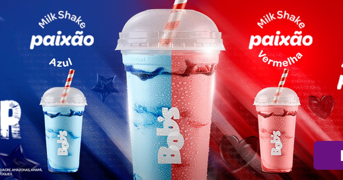 Bob's Brasil - Milk Shake sabor Taperebá
